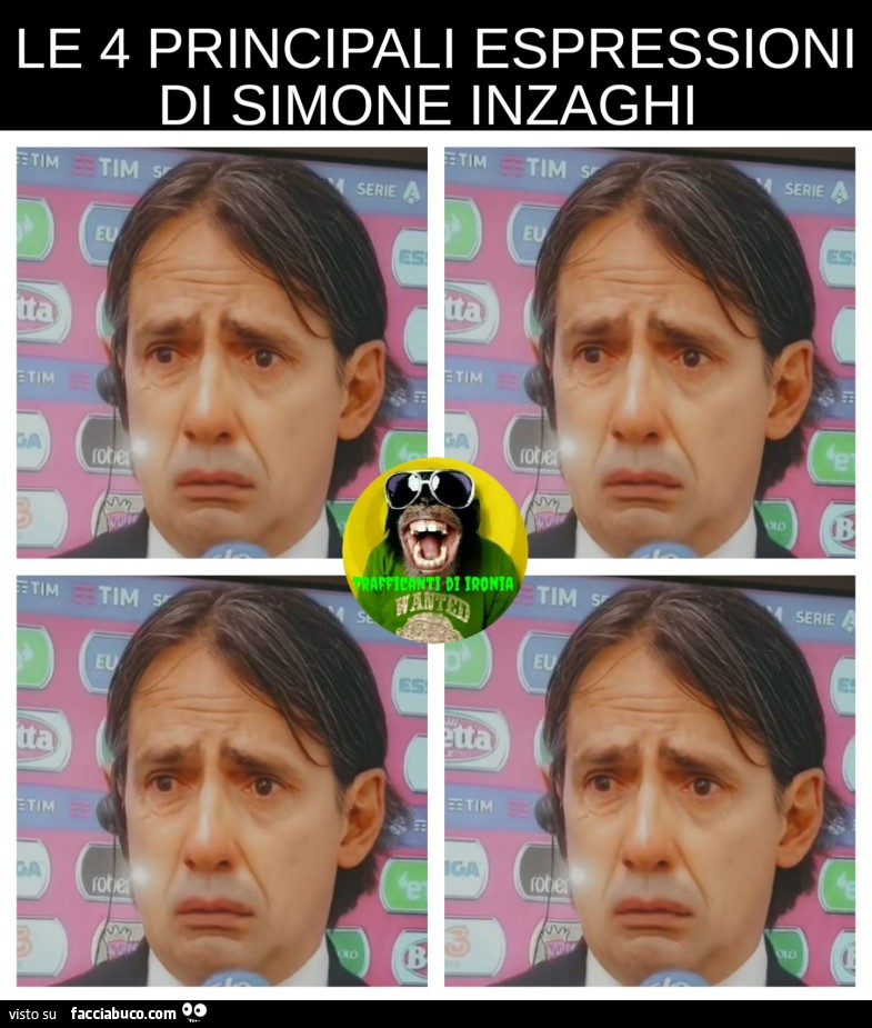 Tutti i meme su Simone Inzaghi - Facciabuco.com