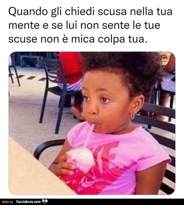 Tutti i meme su Scuse - Facciabuco.com