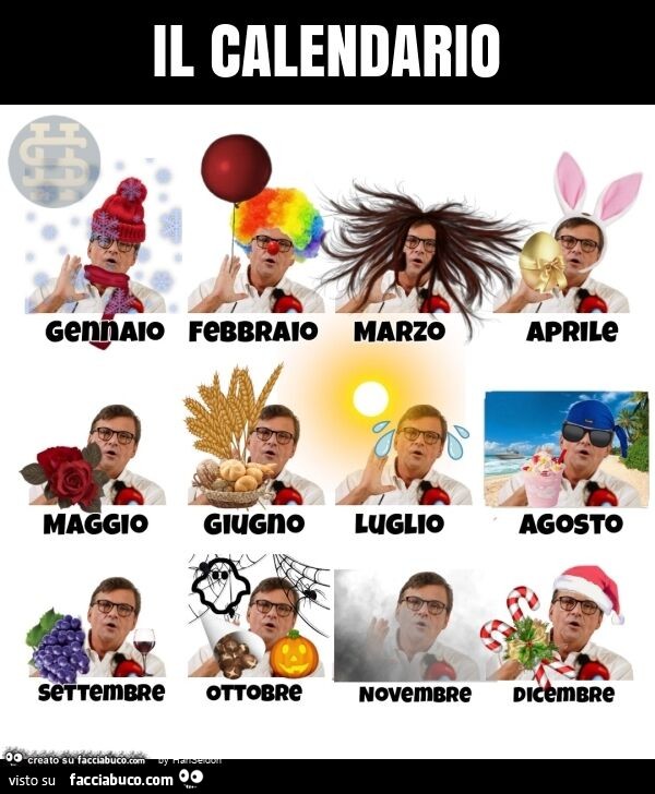 Il calendario - Facciabuco.com