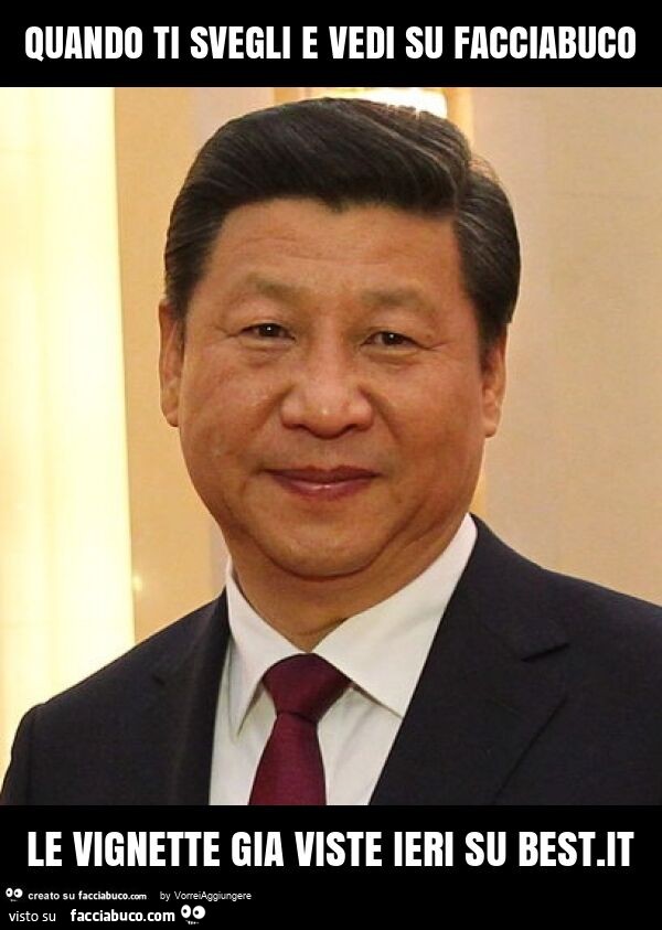 Quando ti svegli e vedi su facciabuco le vignette gia viste ieri su ...