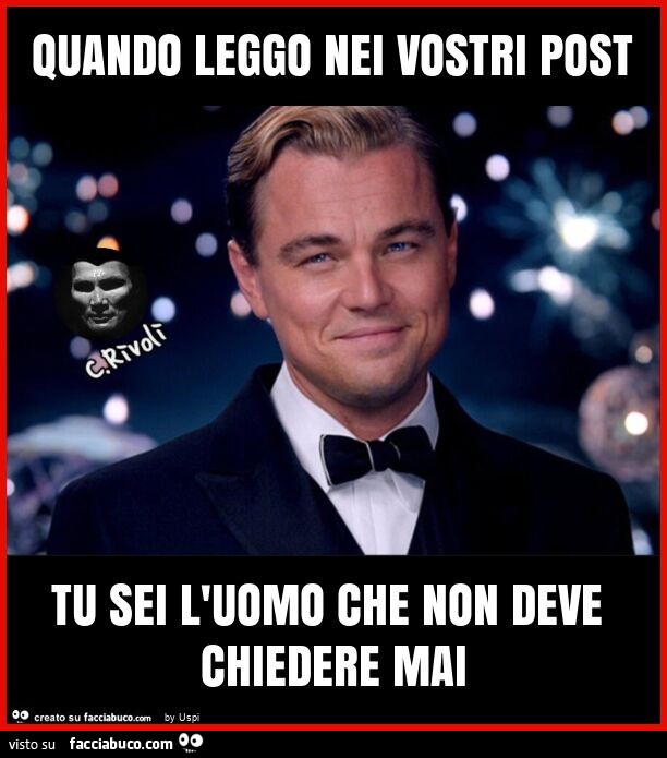 Tutti i meme sugli Uomini - Facciabuco.com