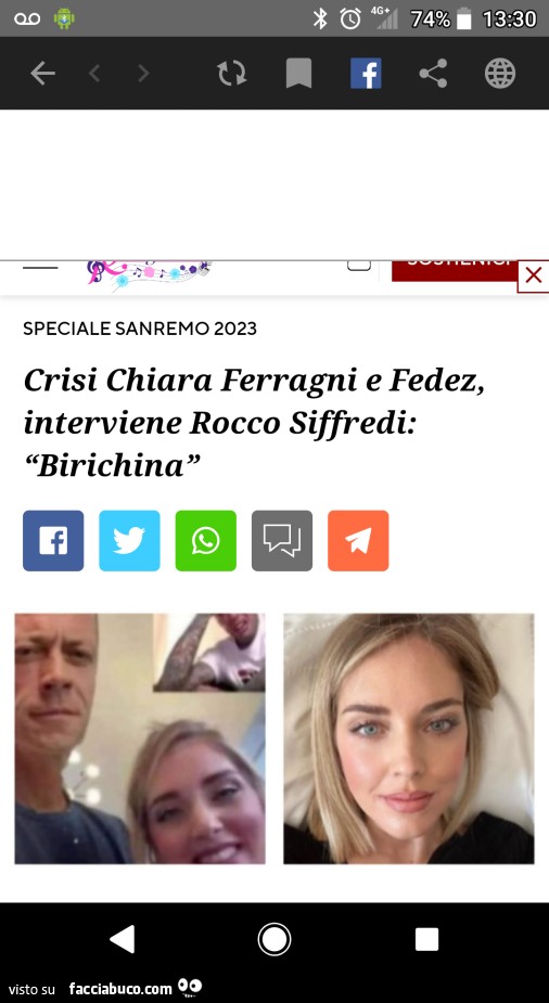 BREAKING NEWS : Le prime dichiarazioni della Ferragni a 48 ore… - Facciabuco.com