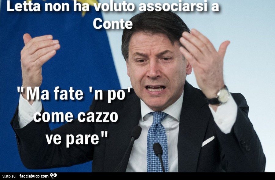 Tutti i meme su Giuseppe Conte - Facciabuco.com