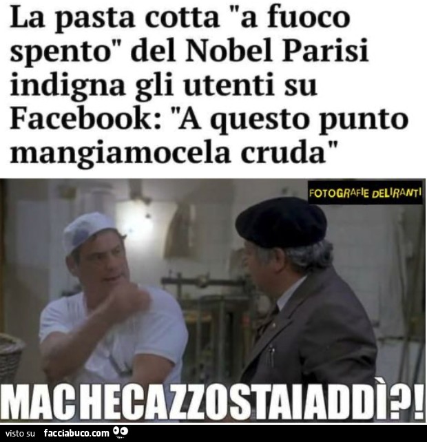 Buona cena bella gente ????????… post satirico pubblicato da FarangTao - Facciabuco.com