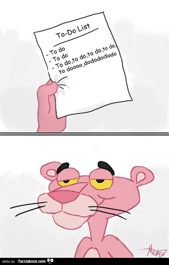 To do list - Facciabuco.com