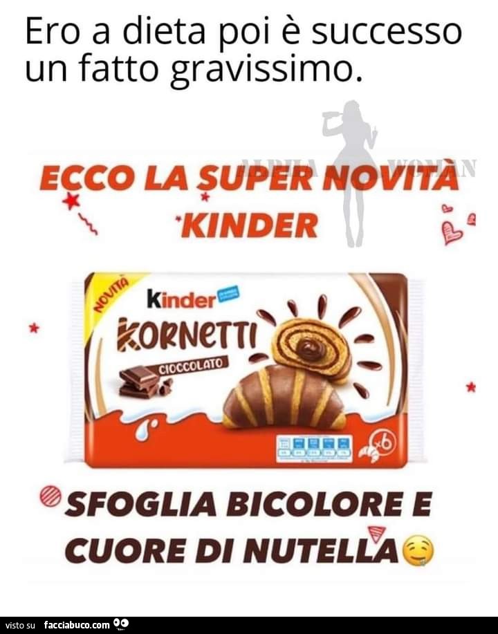 Tutti i meme sulla Kinder - Facciabuco.com