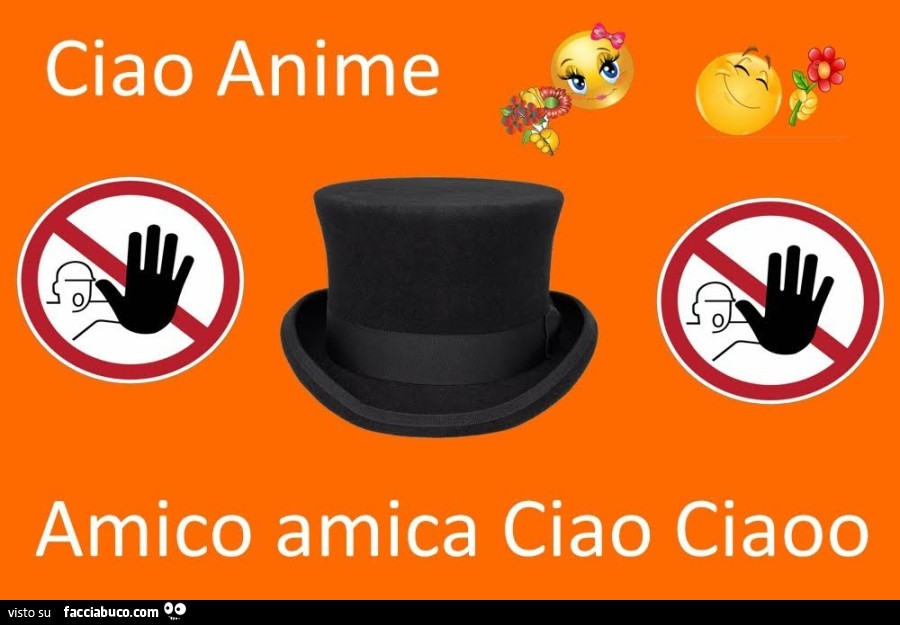 Ciao anime amico amica ciao ciaoo - Facciabuco.com