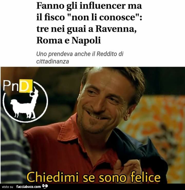 Fanno gli influencer ma il fisco non li conosce - Facciabuco.com