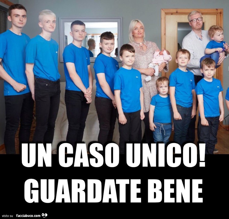 Dopo aver partorito dieci figli maschi arriva la splendida notizia ...