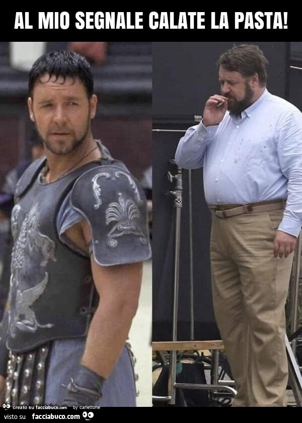 Tutti i meme su Russell Crowe - Facciabuco.com