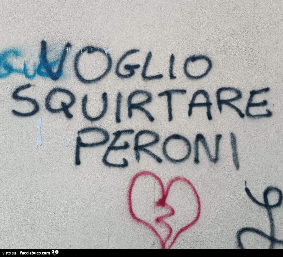 Voglio squirtare peroni - Facciabuco.com