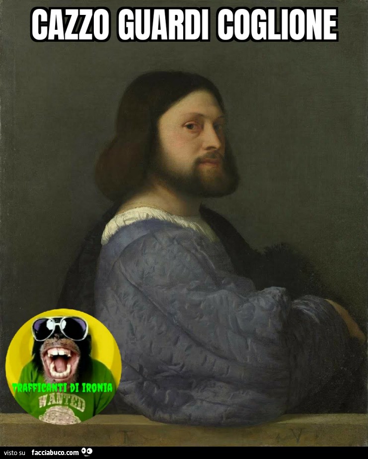 Cazzo guardi coglione - Facciabuco.com