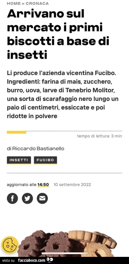 Tutti i meme sui Biscotti - Facciabuco.com