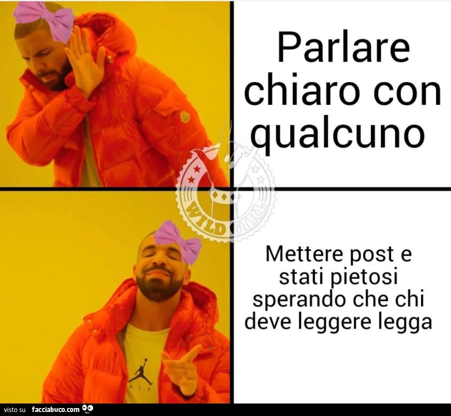 Chissà se sta gente a piglie a 104 ?… vaccata pubblicata da Abusiva - Facciabuco.com