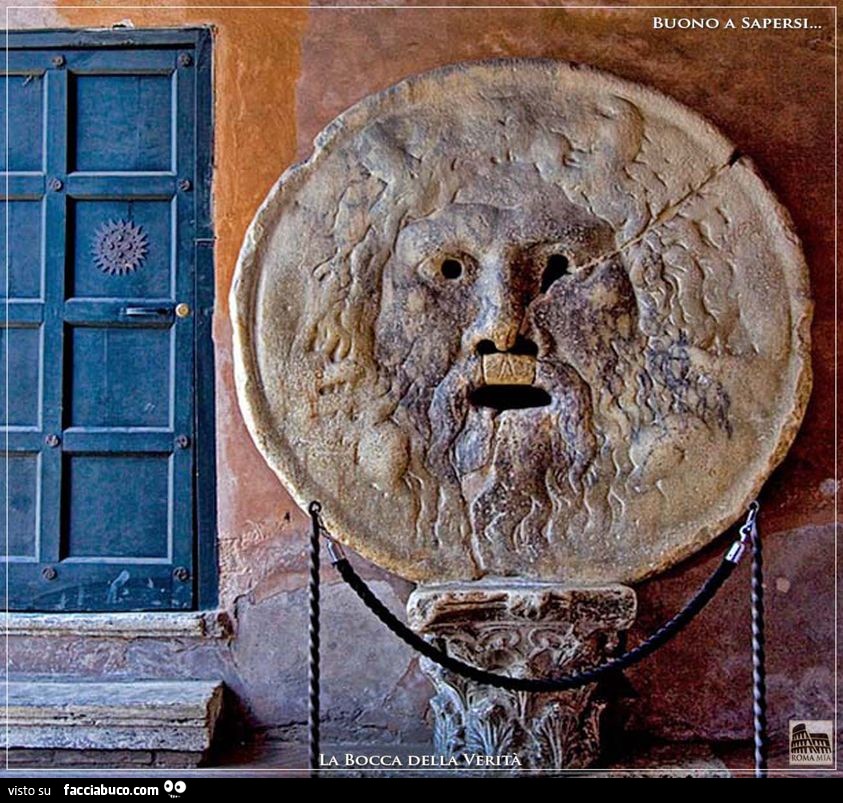 La Bocca della Verità E' singolare come quello che era il tombino… - Facciabuco.com