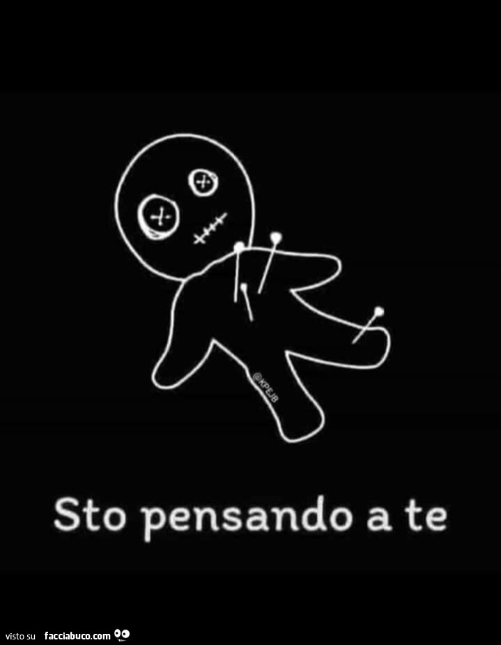 Sto pensando a te - Facciabuco.com