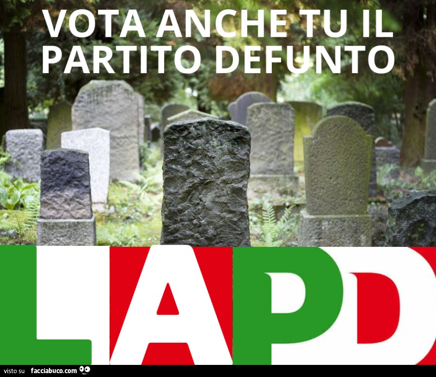 Vota partito democratico - Facciabuco.com