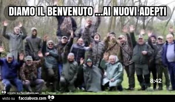 Diamo il benvenuto … ai nuovi adepti - Facciabuco.com