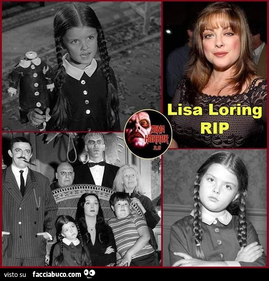 È di poco fa la triste notizia della scomparsa di Lisa Loring, la ...