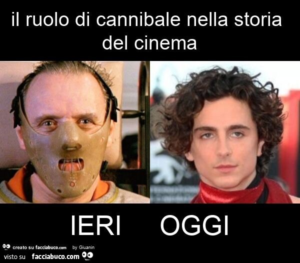 Il ruolo di cannibale nella storia del cinema ieri oggi - Facciabuco.com