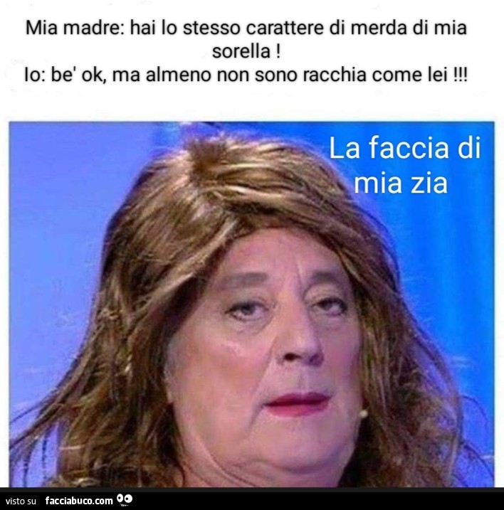 Ti voglio bene zia ???… vaccata pubblicata da pietranera - Facciabuco.com