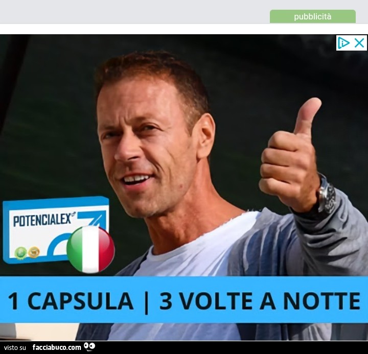 Non ho capito... bisogna prendere una capsula per tre volte ...